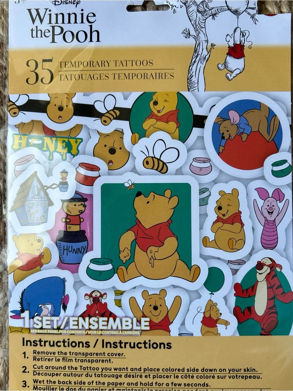 Disney | Party Supplies | Disney Winnie The Pooh Temporary Tattoos ...